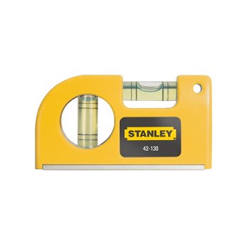 STANLEY Pocket Spirit Level (magnetic), with strong magnetic sole, 2 ...